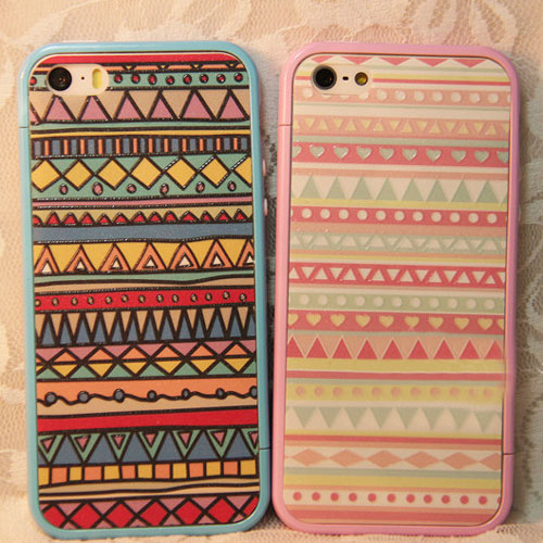 Bohemia Style Embossed Luminous Phone Shell Case For Iphone5/5s/4/4s ...