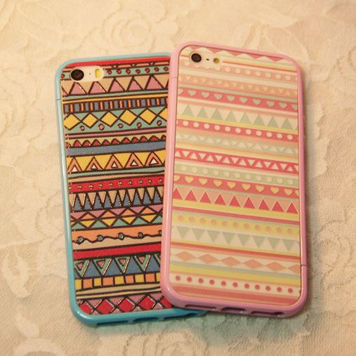 Bohemia Style Embossed Luminous Phone Shell Case For Iphone5/5s/4/4s ...